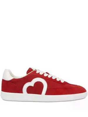 Moschino Lace-up Sneakers - Red