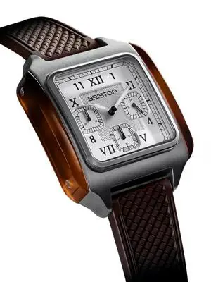 BRISTON Streamliner Kennedy 38.5mm Chronograph Watch - White