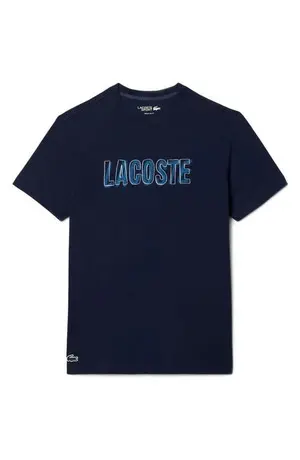 Lacoste Logo Regular Fit Performance Graphic T-shirt