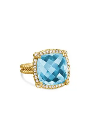 David Yurman Chatelaine® Pavé Bezel Ring