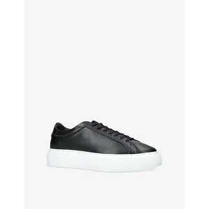 ARNE Essential Leather Low-top Trainers - Black
