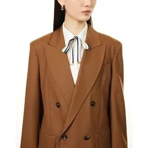 Max Mara Palanca Peak-lapels Wool And Silk-blend Blazer
