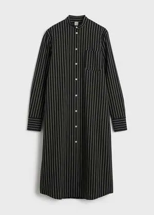 TOTEME Striped Tunic - Black