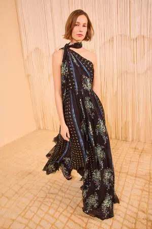 ULLA JOHNSON Angelique Draped Scarf Gown