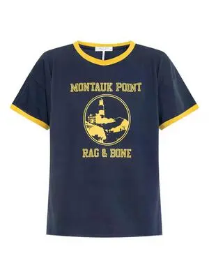 Rag & Bone Montauk Point Graphic T-shirt - Blue