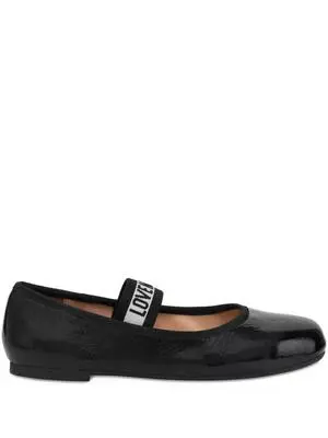 Moschino Round Toe Flats For Women