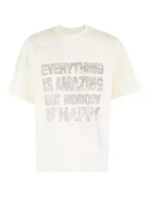 RETERNITY Quote Slogan-print T-shirt