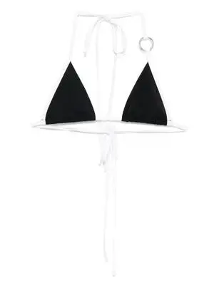 Christopher Esber Lacuna Bikini Top - Black