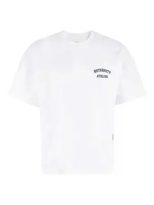 RETERNITY Logo-print T-shirt - White