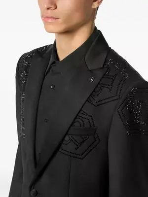 Philipp Plein Rhinestone-embellished Blazer