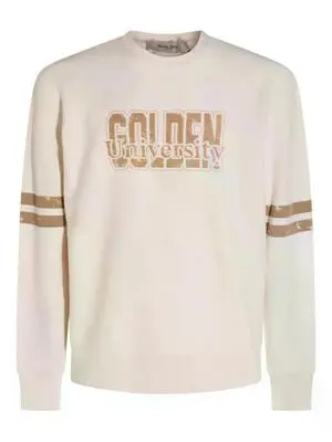 GOLDEN GOOSE Logo-graphic Sweatshirt - Neutrals