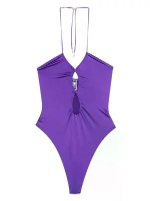 MAISON CLOSE Glow Thong Swimsuit - Purple