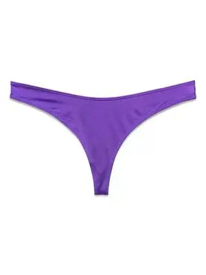 MAISON CLOSE Tanga Bikini Bottom - Purple