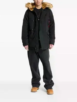 Alpha Industries Explorer Fur-trimmed Parka Jacket