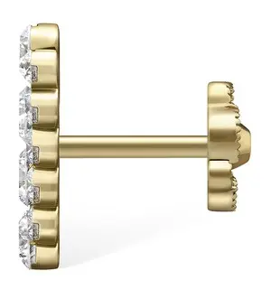 MARIA TASH Apsara Bar Stud Earring - Gold