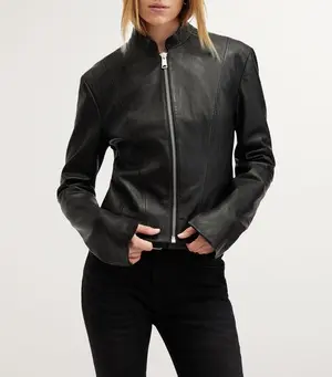 ALLSAINTS Leather Sadler Jacket