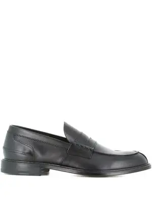 TASSINARI Leather Penny Loafers - Black