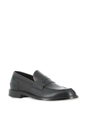 TASSINARI Leather Penny Loafers - Black