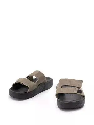 VEJA Dual-strap Suede Sandals