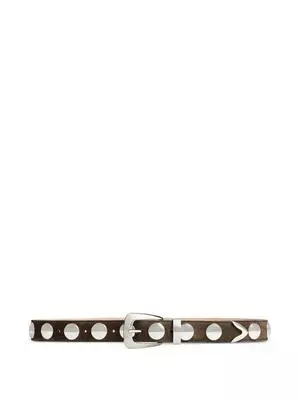 Khaite Studded Belt - Brown