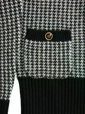 Valentino Garavani Houndstooth-pattern Sweater