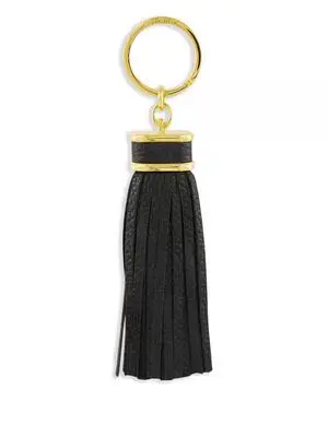TOM FORD Tasselled Leather Keyring - Black