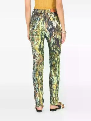Roberto Cavalli Mable-print Trousers