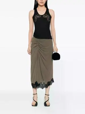 Christopher Esber Lace-trimmed Skirt