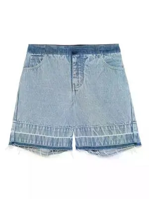 Christopher Esber Deconstructed Denim Shorts