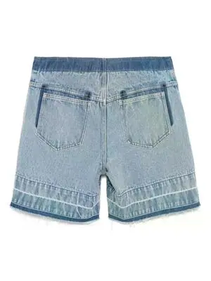 Christopher Esber Deconstructed Denim Shorts