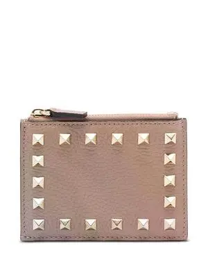 Valentino Garavani Rockstud Card Holder - Pink