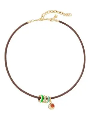 ROXANNE ASSOULIN Charm Necklace - Brown