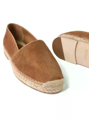 Brunello Cucinelli Suede Espadrilles - Brown
