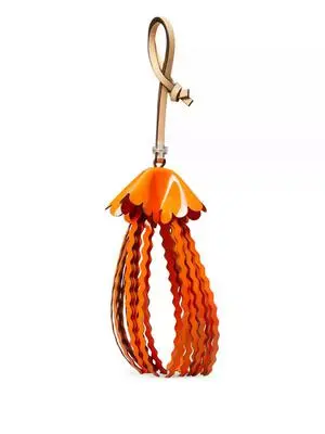 Tory Burch Jellyfish Key Fob - Orange