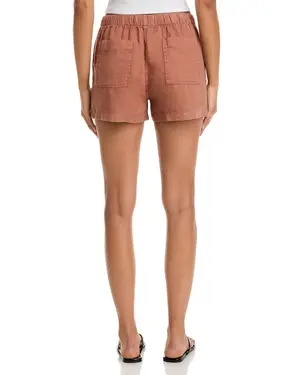 Bella Dahl Linen Drawstring Shorts - Terracotta