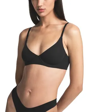 SKIMS Fits Everybody Unlined Demi Bra - Onyx