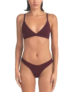 SKIMS Fits Everybody Triangle Bra - Currant