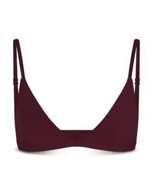 SKIMS Fits Everybody Triangle Bra - Currant