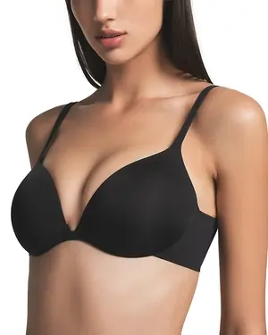 SKIMS Ultimate Push Up Plunge Bra Onyx