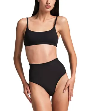 SKIMS Fits Everybody High Waist Thong - Onyx