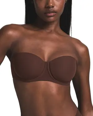 SKIMS Fits Everybody Strapless Bra Cocoa