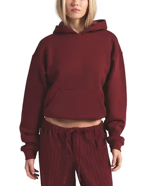 SKIMS Cloud Fleece Hoodie - Merlot