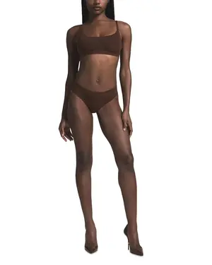 SKIMS Fits Everybody Scoop Neck Bralette - Cocoa