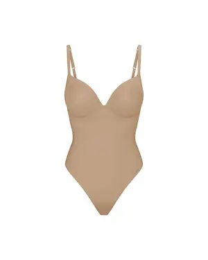 SKIMS Push Up Thong Bodysuit - Clay