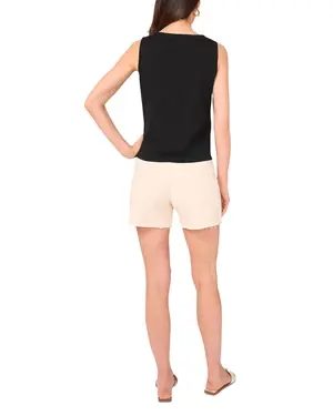 Vince Camuto Crochet Front Tank Top
