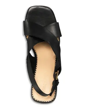 Cinq À Sept Vinny Wedge Sandals - Black