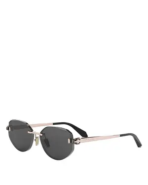 BVLGARI Serpenti Forever Oval Sunglasses - Gold/smoke