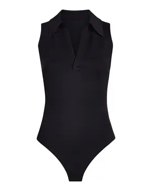 Commando Neoprene Polo Bodysuit