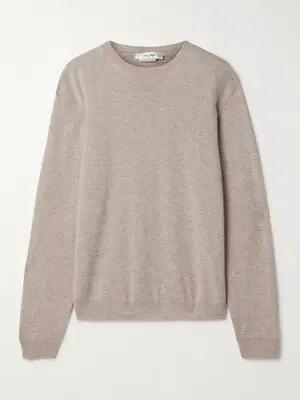 THE ROW Kisaora Cashmere Sweater - Neutrals
