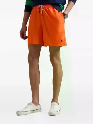 Polo Ralph Lauren Logo-embroidered Drawstring Swim Shorts - Orange